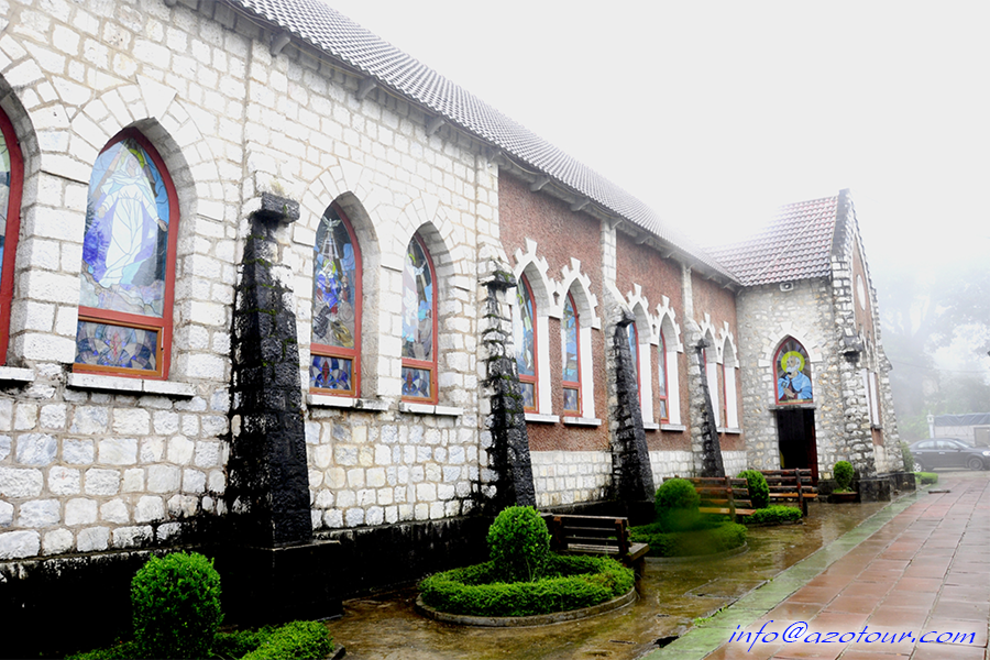 Sapa, Vietnam | The Sapa Stone Church is located in the heart of Sapa ...